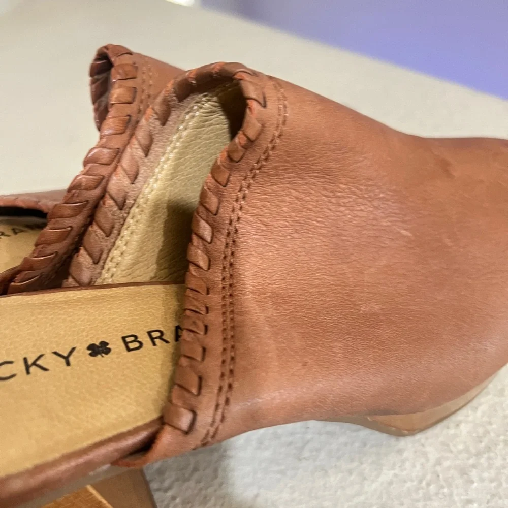 Lucky Brand | Shoes | Lucky Brand Randre Womens Clog Mules Brown ...